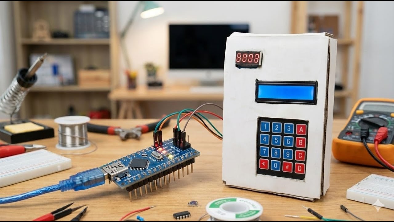 Digital Door Lock With Arduino Nano in easiest way | Techno Dictions ...