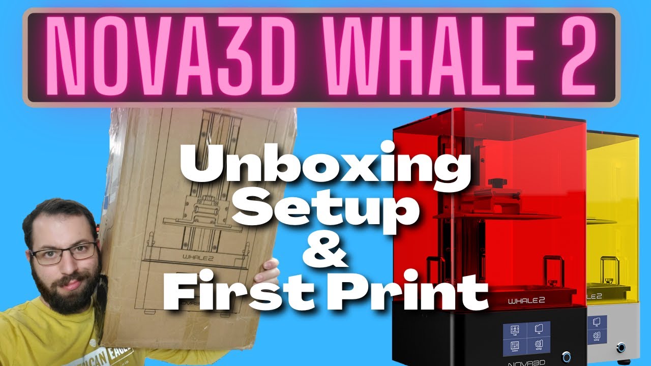Whale 2 Resin printer - LIVESTREAM - Unboxing and first print - YouTube