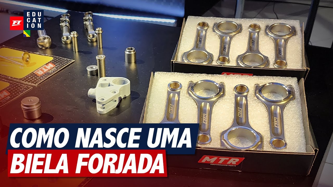 Como nasce uma biela forjada - YouTube