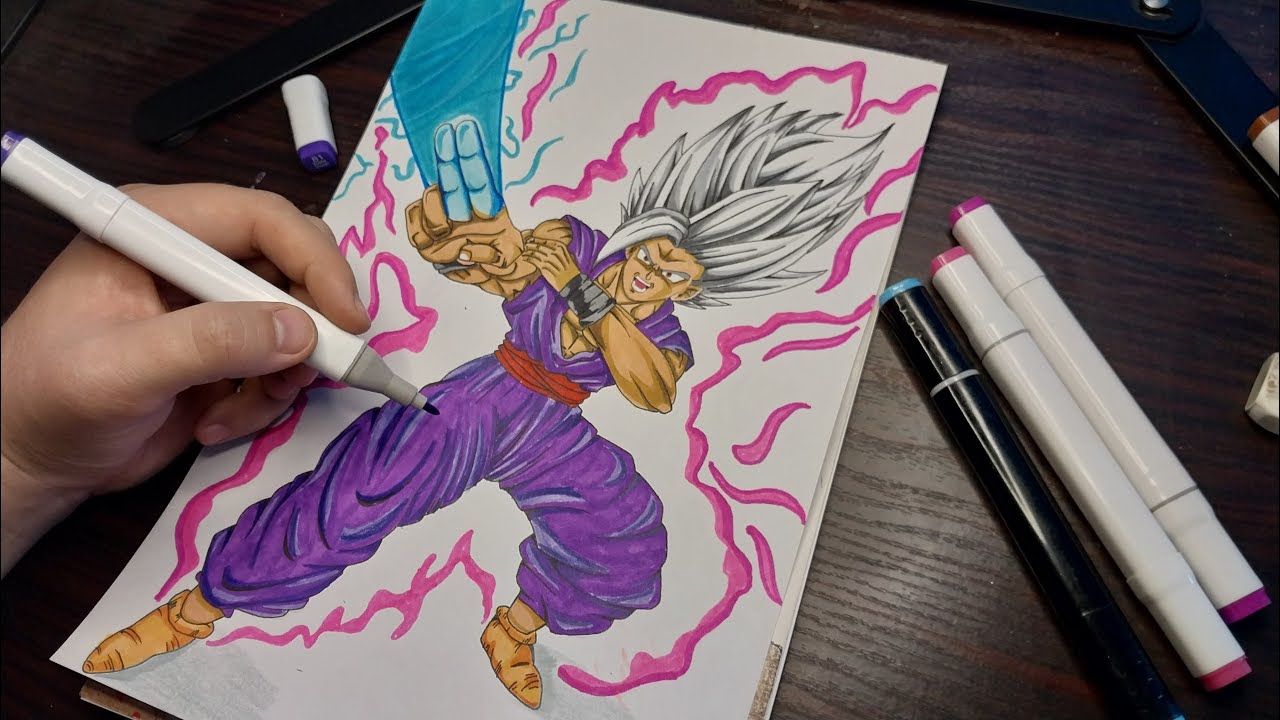 Gohan Beast! Colouring in Gohan Beast. Hope you enjoy! #anime # ...