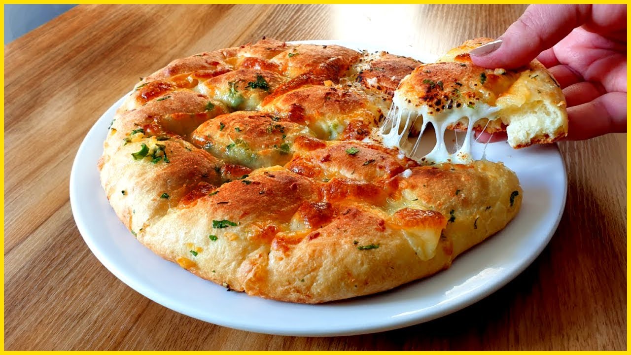 Cheese and garlic bread..a great taste better than restaurants - YouTube