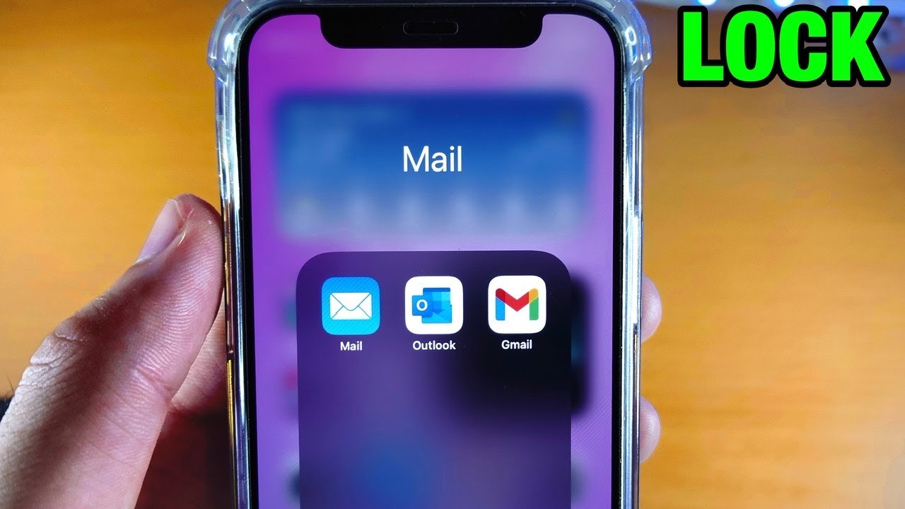 ANY iPhone how to lock Mail! - YouTube