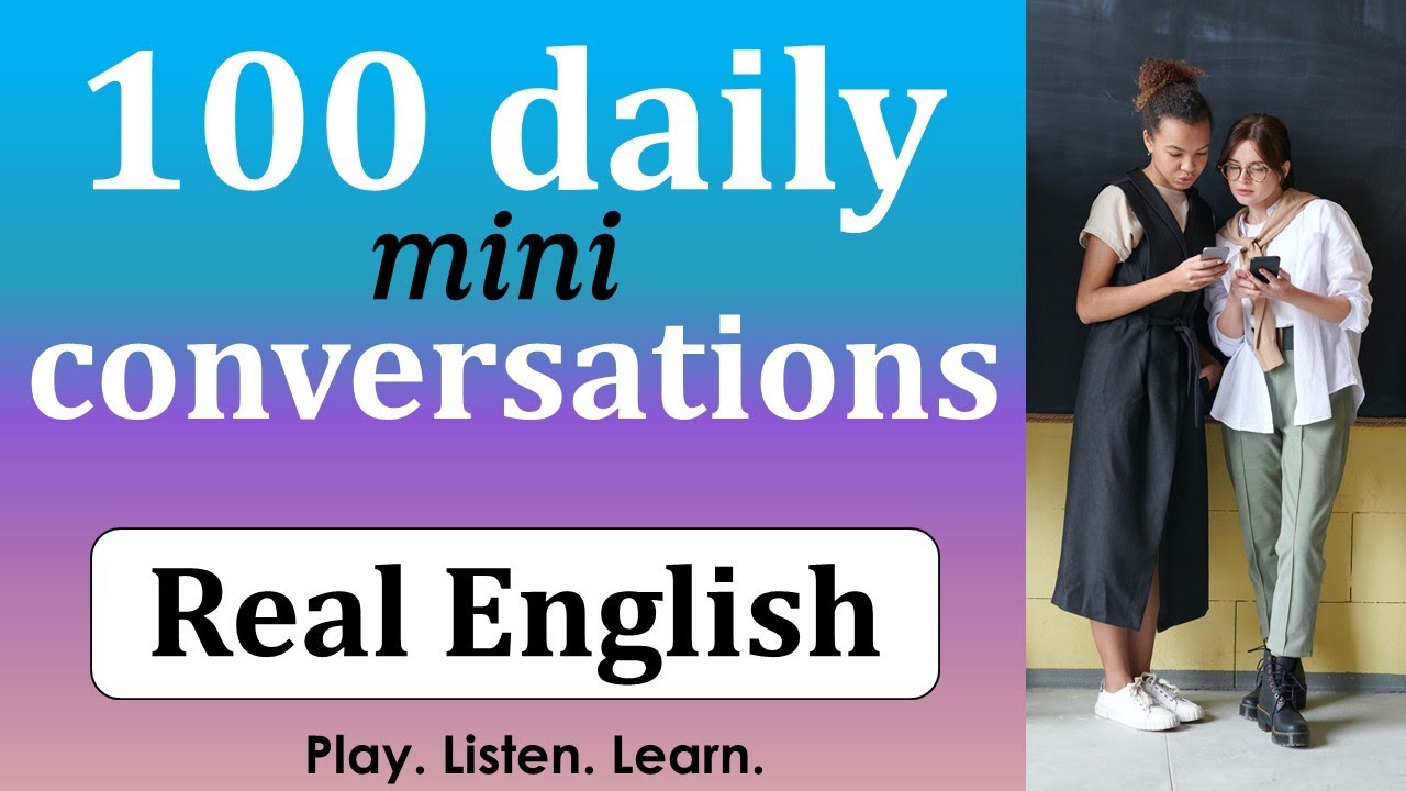 Learn English conversation - how to have a conversation in English ...