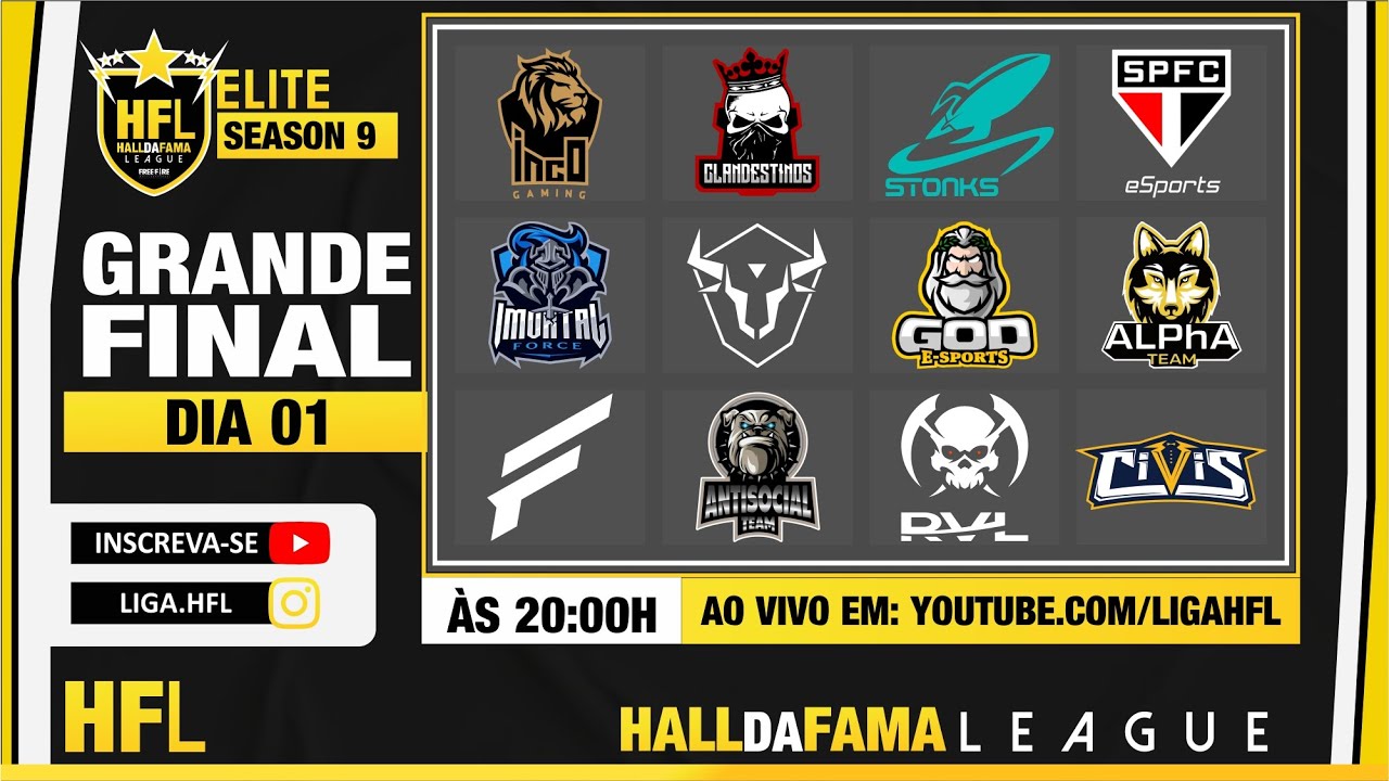 LIGA HFL ELITE SEASON 9 - GRANDE FINAL / DIA 01 - YouTube