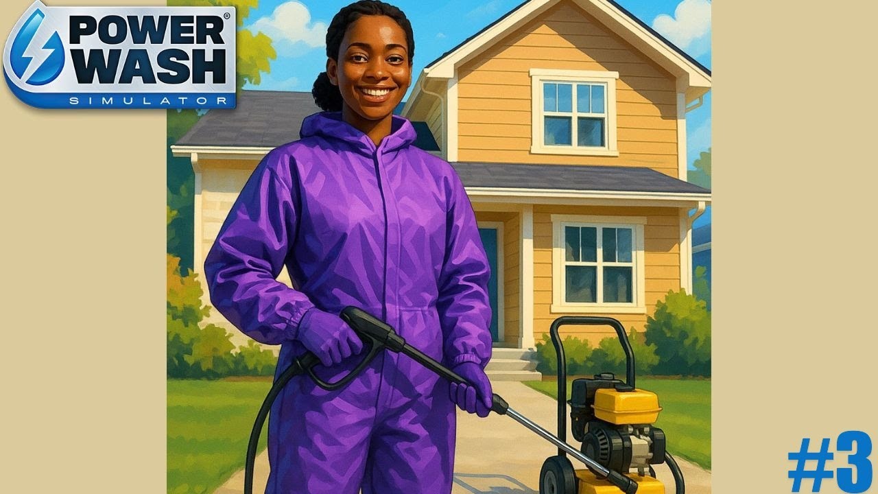 CLEAN THE BUNGALOW | POWER WASH SIMULATOR | NO COMMENTARY - YouTube