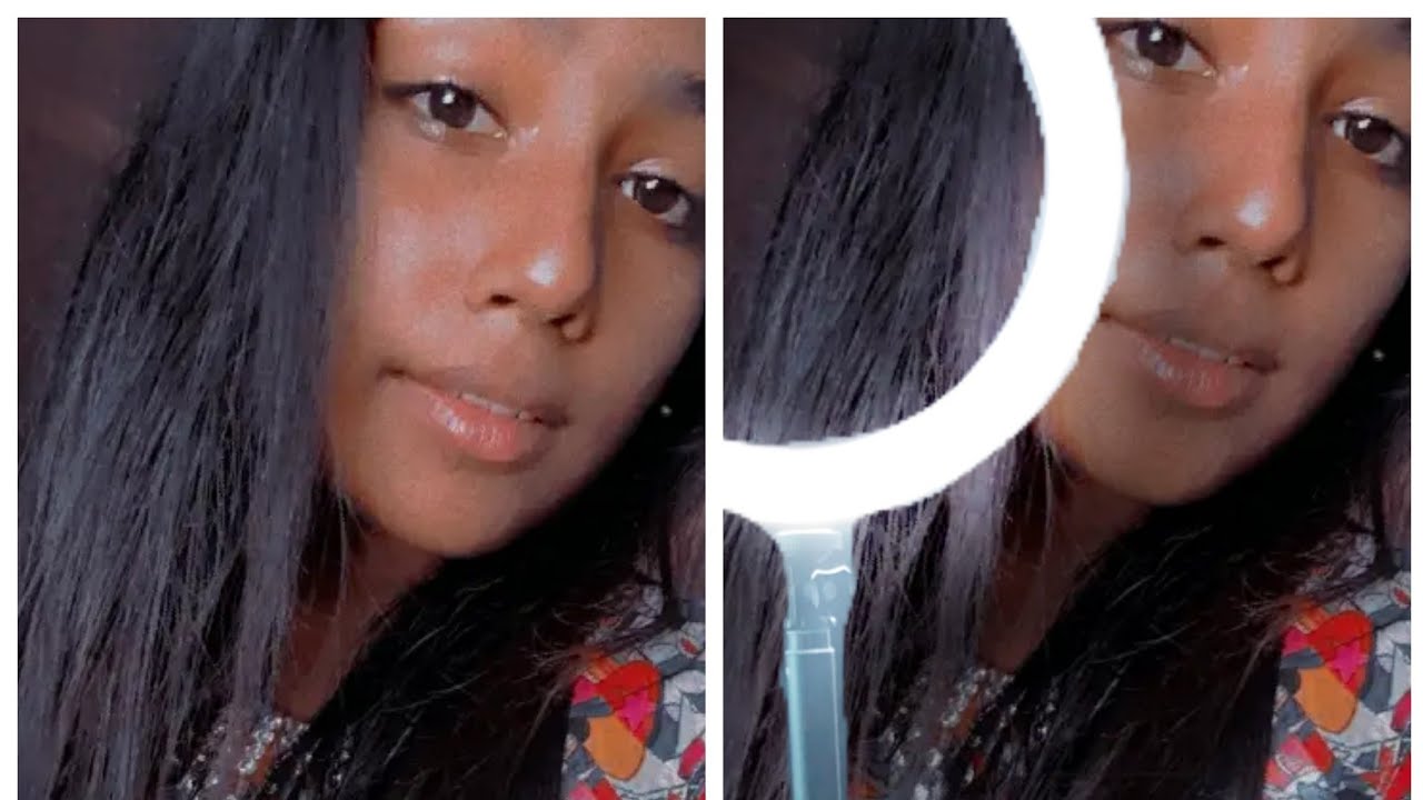 How to add fake ring light in your own photo / Ringlight picture edit ...