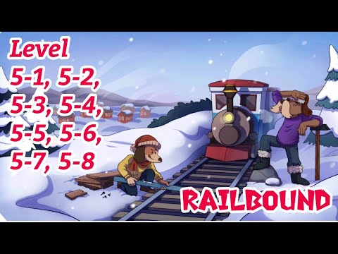 Railbound Level 5 | 5-1, 5-2, 5-3, 5-4, 5-5, 5-6, 5-7, 5-8 walkthrough ...