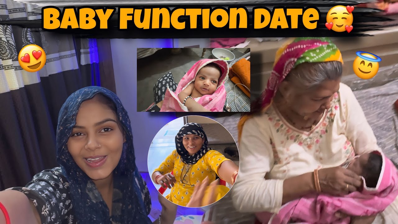 Baby Function Date 🥰 || Full video || #dailyvlog - YouTube