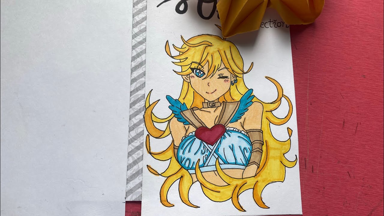 Cute girl character🌼 drawings with Ohuhu marker #art #asmr #drawing # ...