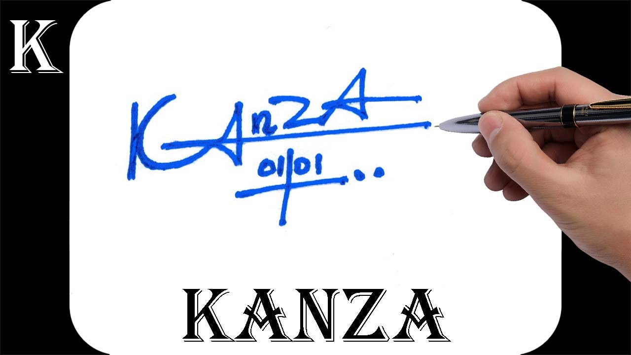 How to signature your name | Autograph | Billinioare signature | Kanza ...