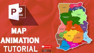 GHANA MAP ANIMATION EFFECT. #PowerPoint #PPT #Map #Planning #KNUST #FABESSKNUST