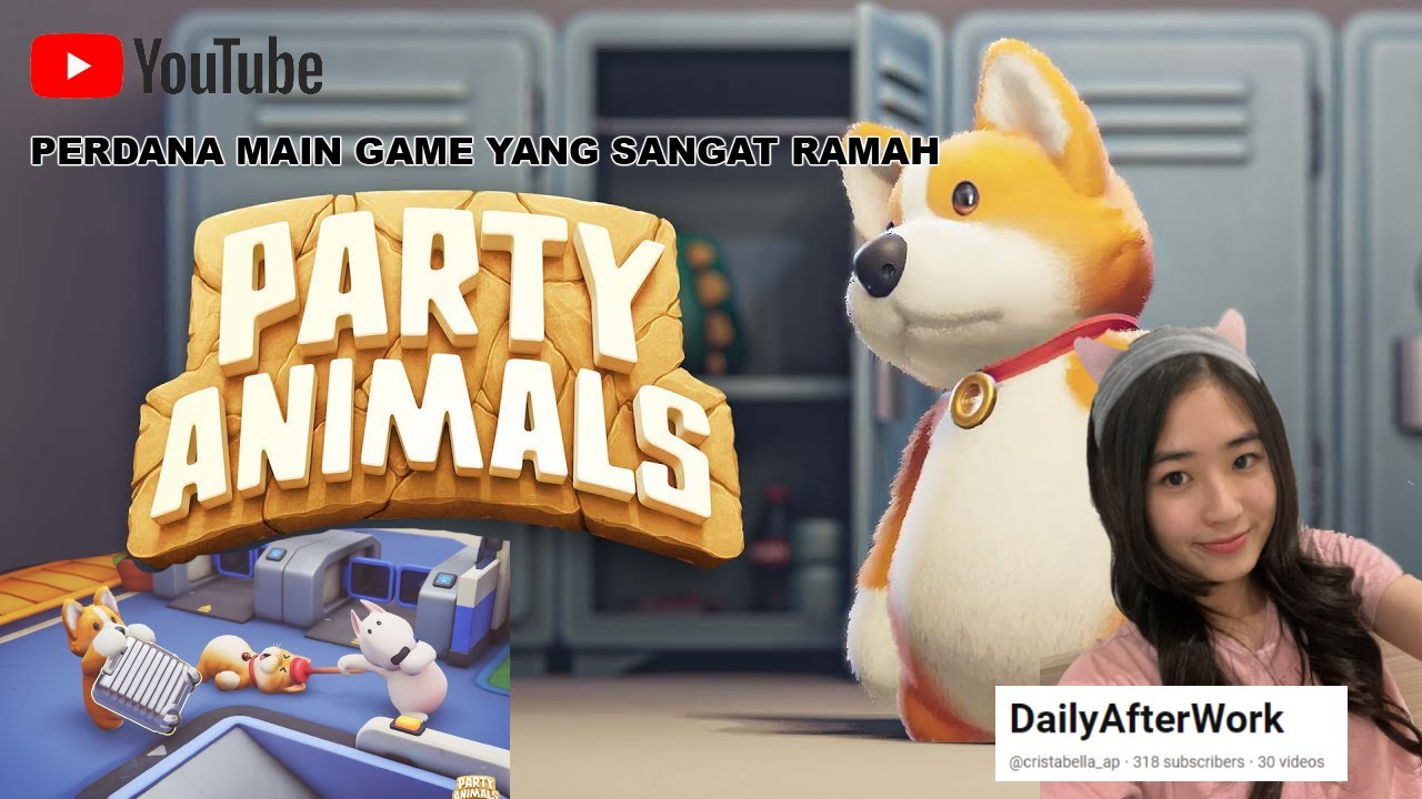 Perdana main game lucu satu ini (Party Animals)#partyanimals #shorts #mabar #gameplay - YouTube