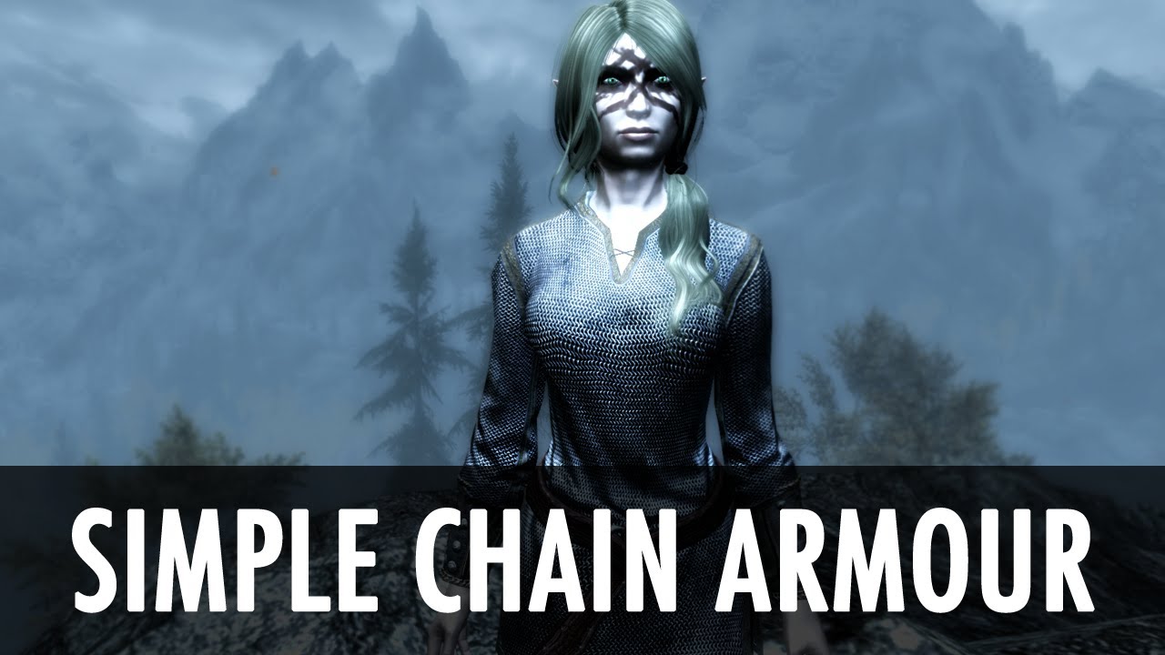 Skyrim Mod Spotlight: Simple Chain Armour - YouTube
