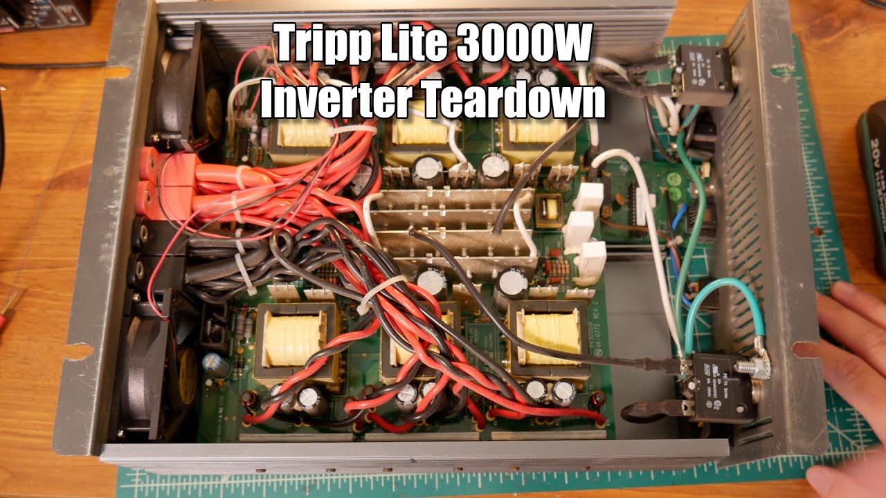 Tripp Lite 3000W Inverter Teardown and Test - YouTube