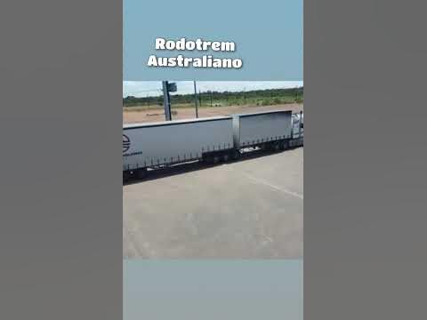 Rodotrem Australiano - Australian Roadtrain #shorts - YouTube