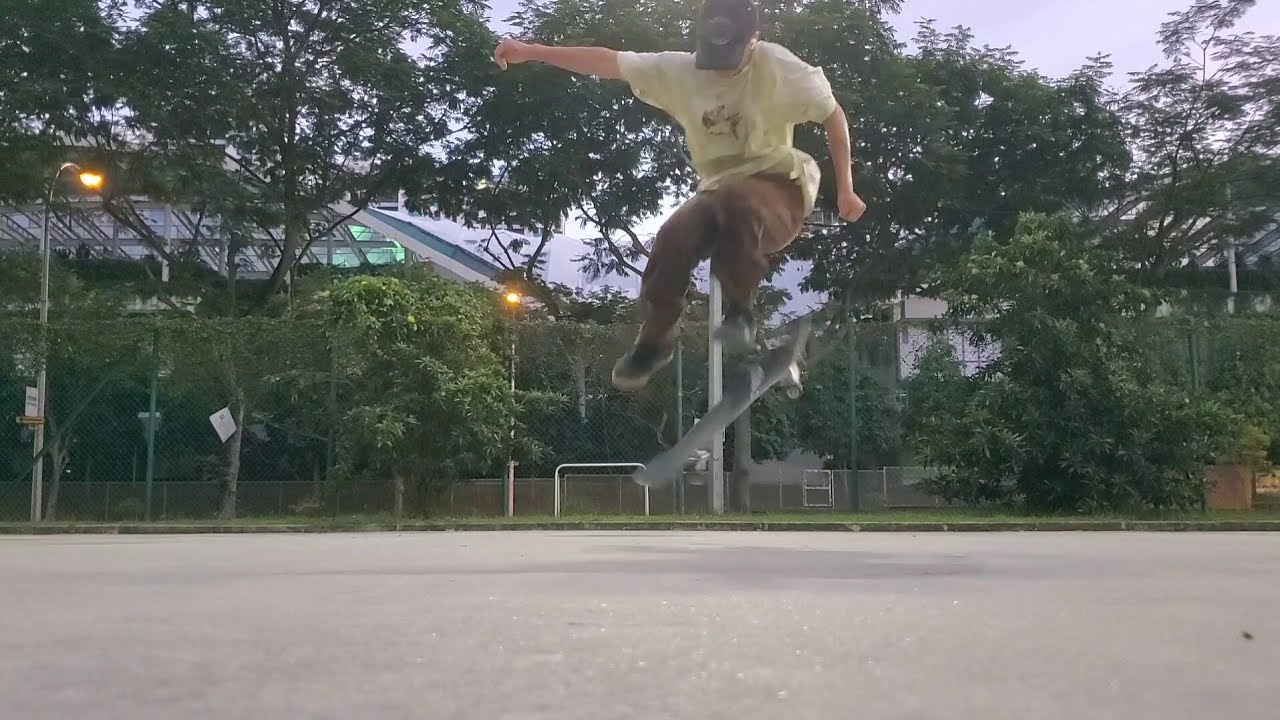 first 360 flip (1 year 2 months in) - YouTube