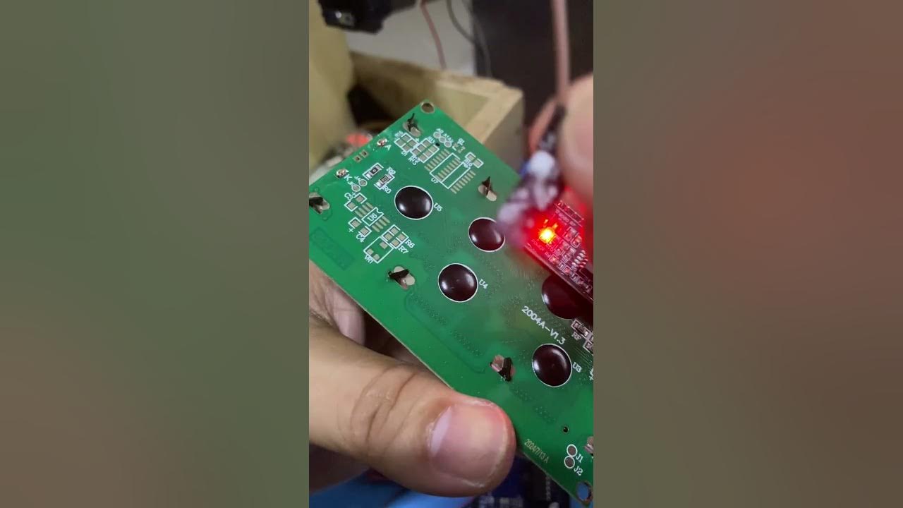How to fix Backlight problem 20x4 LCD with I2C module - Solved👍 - YouTube