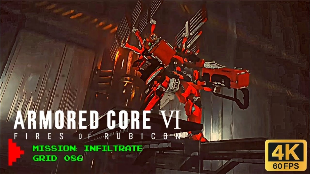 Armored Core 6. Mission: infiltrate grid 086 - YouTube