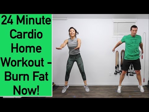 Cardio Home Workout - 24 Minute Cardio Workout for Men and Women - YouTube