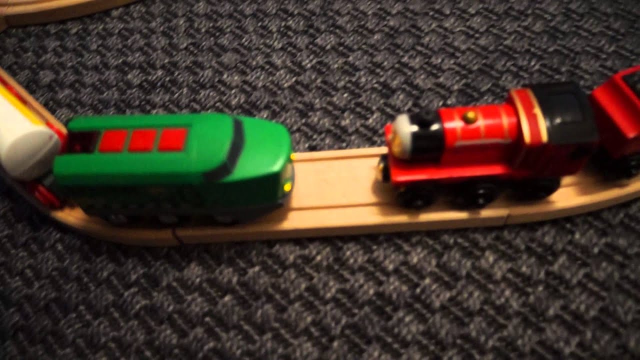 Brio Train Vs Thomas and friends James - YouTube
