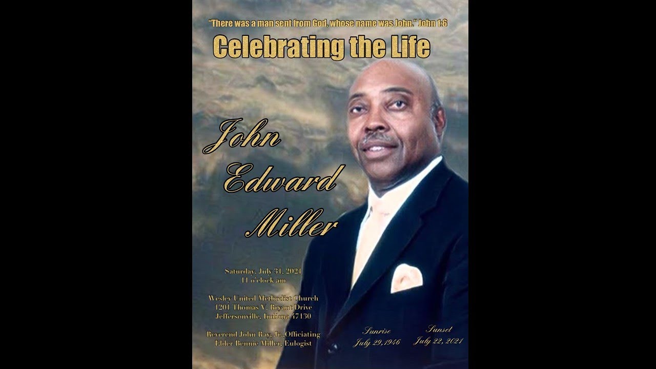 First Gentleman John Edward Miller Celebration of Life - YouTube