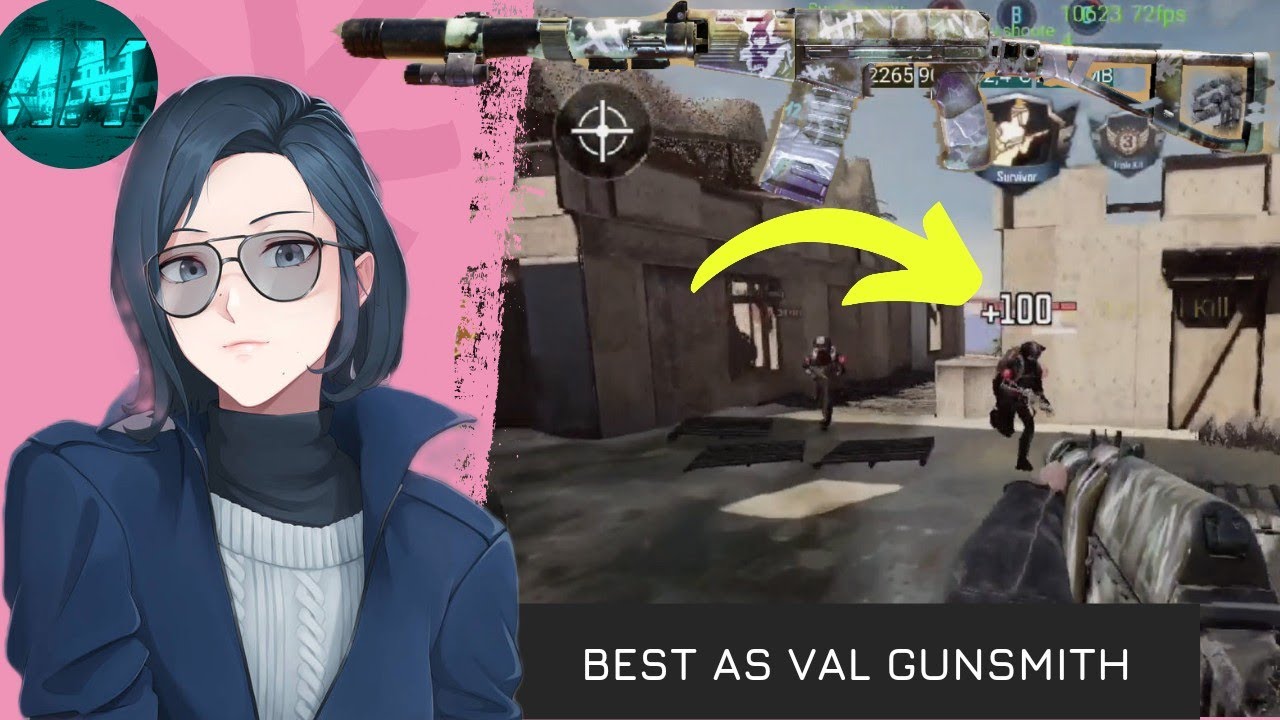 AS VAL BEST GUNSMITH SEASON 9 🔥| POCO X3 GT GAMING TEST CODM ...