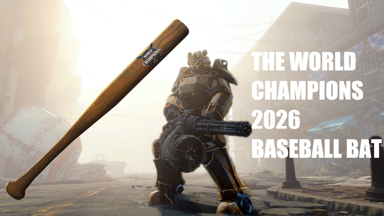 Fallout 4|LEGENDARY BASEBALL BAT?!?|WORLD CHAMPIONSHIP 2026! - YouTube
