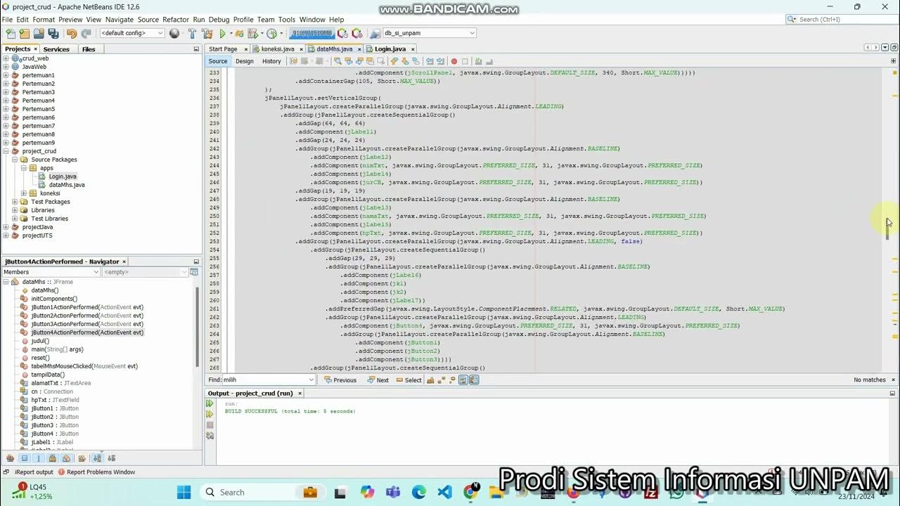 CRUD JAVA 2 DESKTOP PART 4 - YouTube