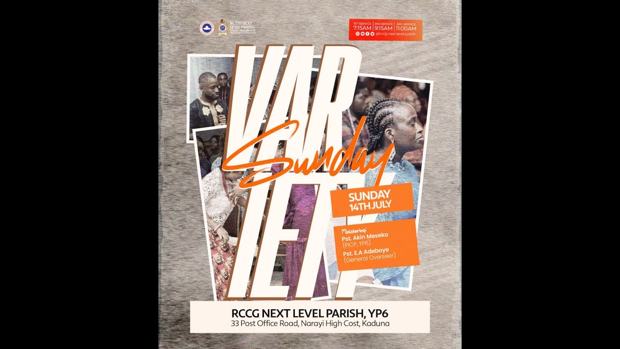 VARIETY SUNDAY - 2ND SERVICE - 14TH JULY 2024 - YouTube