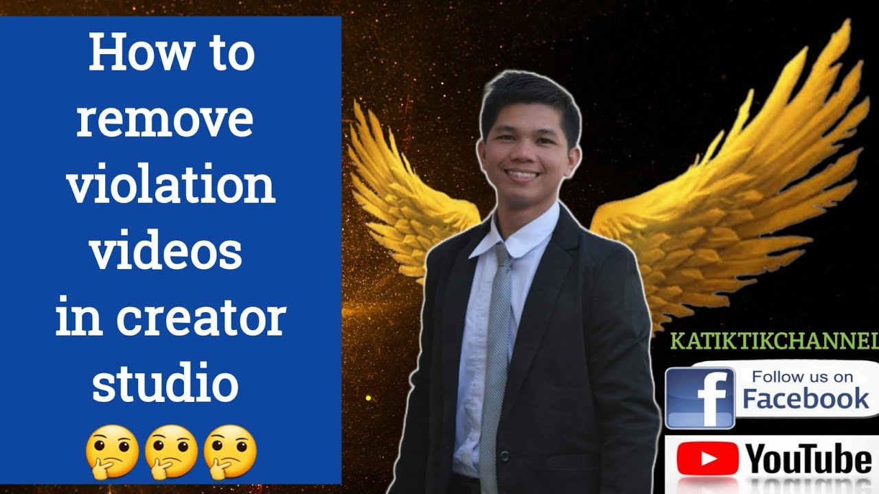 How to remove violation videos in creator studio..🤔 Ano ang dahilan watch this 🤗 - YouTube