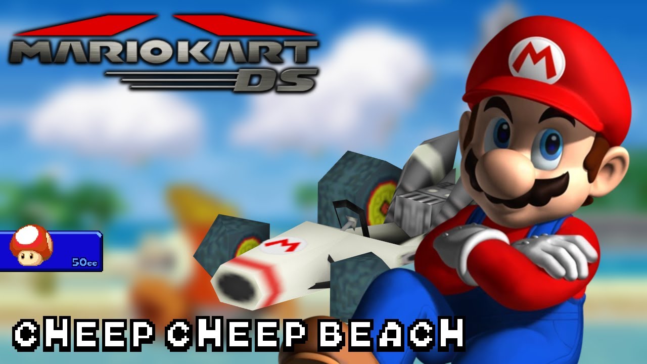 Mario Kart DS - 50cc - Mario - B Dasher - Cheep Cheep Beach | Ep. 3 ...