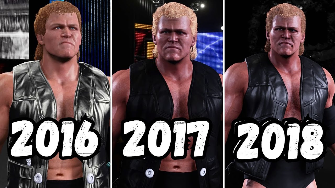 Evolution of Sycho Sid Entrance 2016 -2018 - WWE Games - YouTube