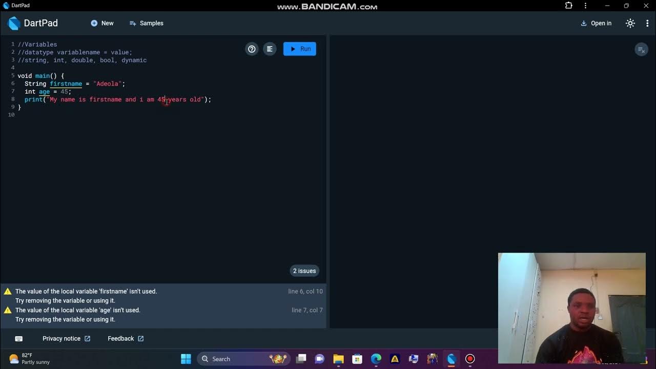 6 Dart Variables 2 Youtube