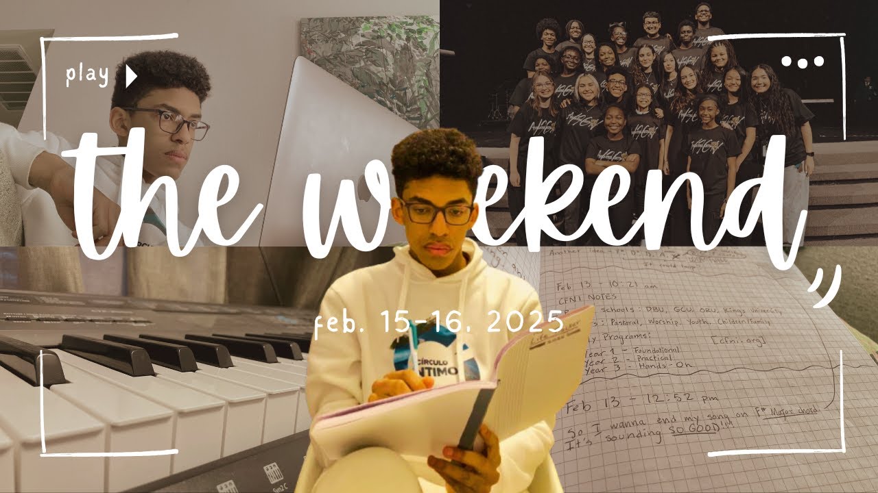 The Weekend - Feb. 15-16 - Editing, Journaling - YouTube