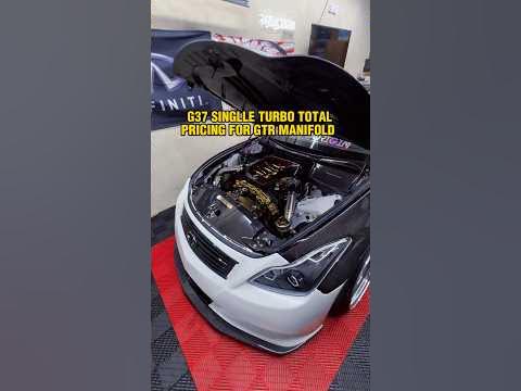 G37 single turbo & GTR manifold Pricing? #g37 #g35 #350z #jdmnation #gtr - YouTube