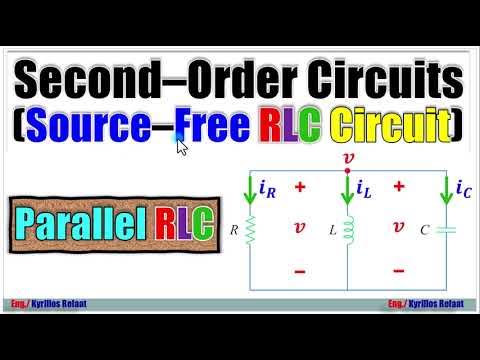 Second Order Circuits - Part 1: Natural Response of Parallel RLC | Source-Free or Unforced ...