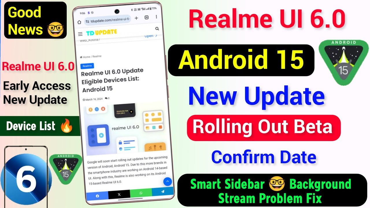 Realme UI 6.0 Android 15 New Update | Realme UI 6.0 New Update ...