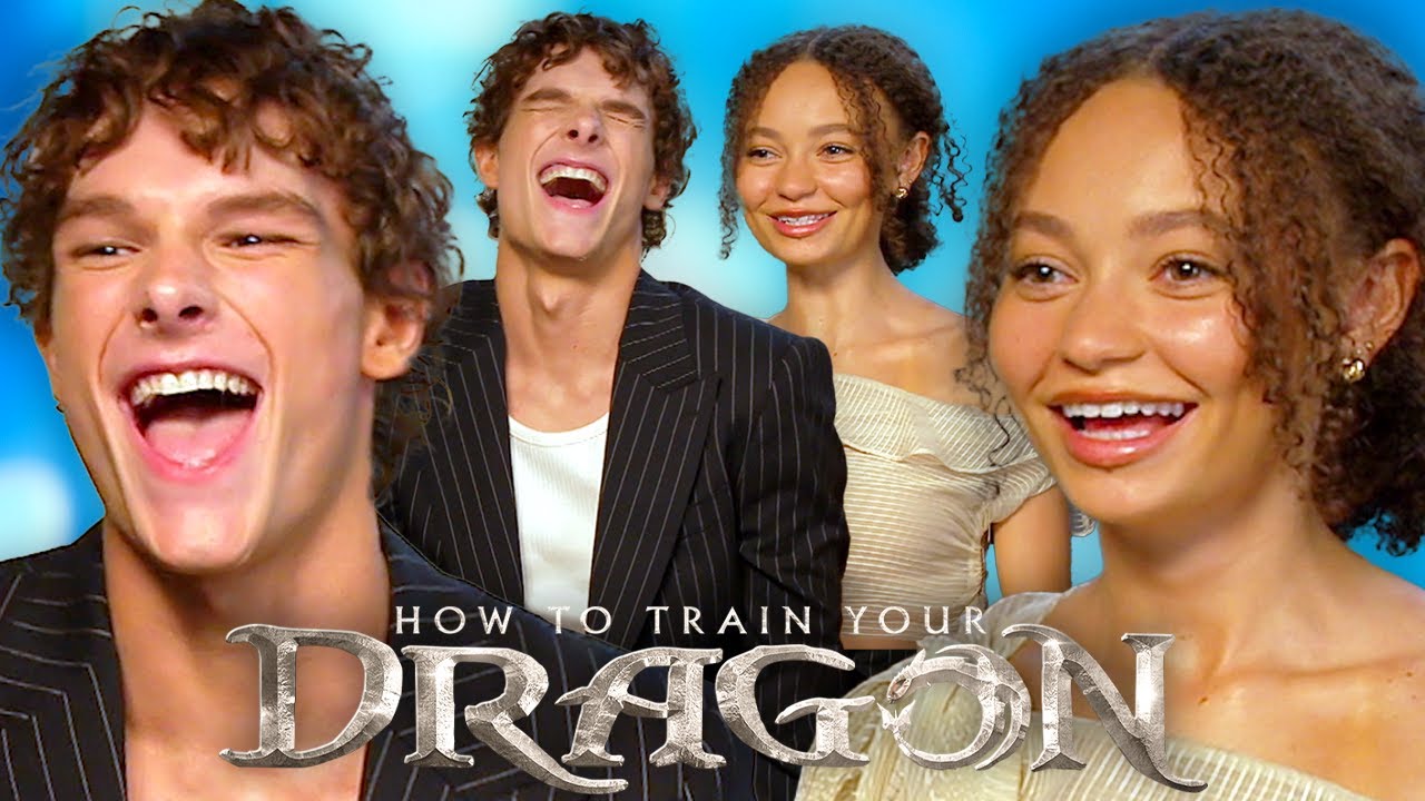 Mason Thames & Nico Parker Interview Each Other | How To Train Your Dragon - YouTube