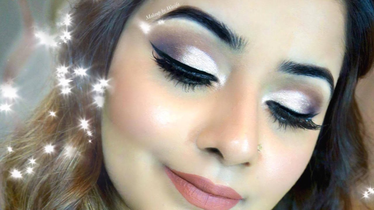 Glittery Glam Eyes| Step by Step guide to an easy glittery glamour eye ...