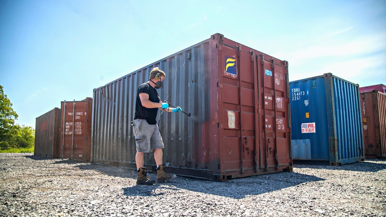 Buy a shipping container from a real company - YouTube