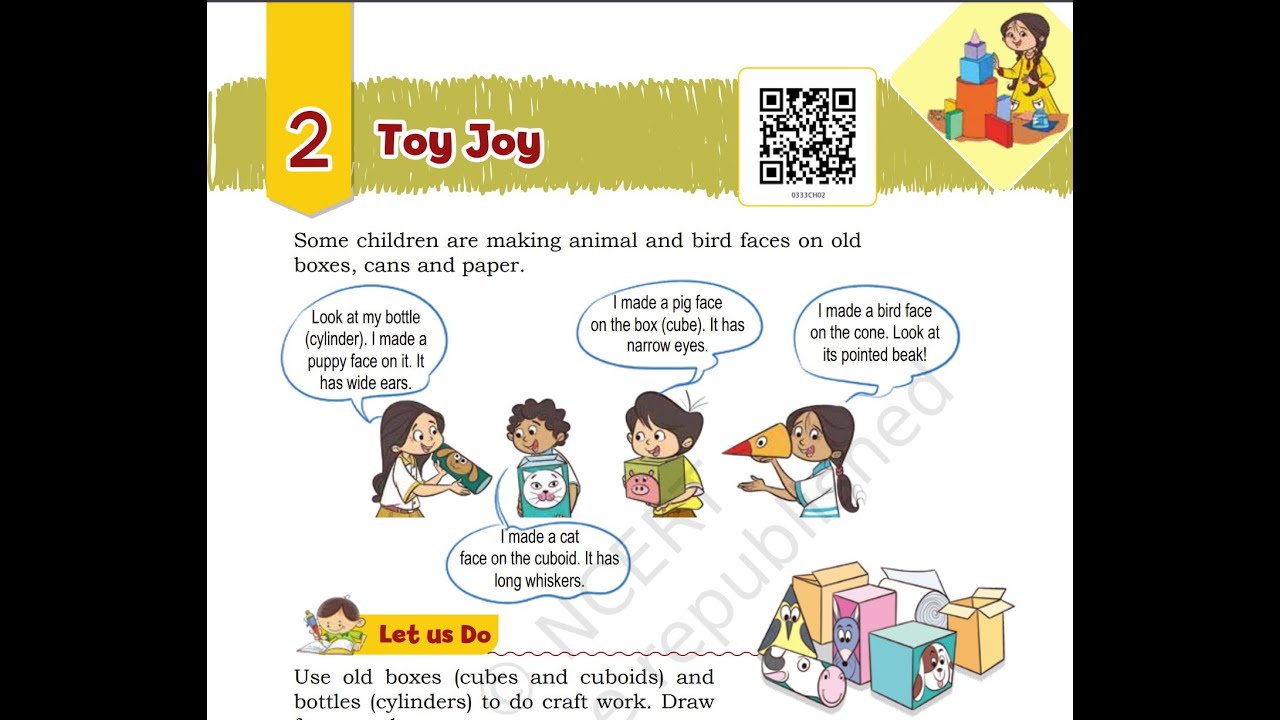 Class-3 Mathematics NCERT Lesson 2 Toy Joy (Shapes) (Hindi + English ...