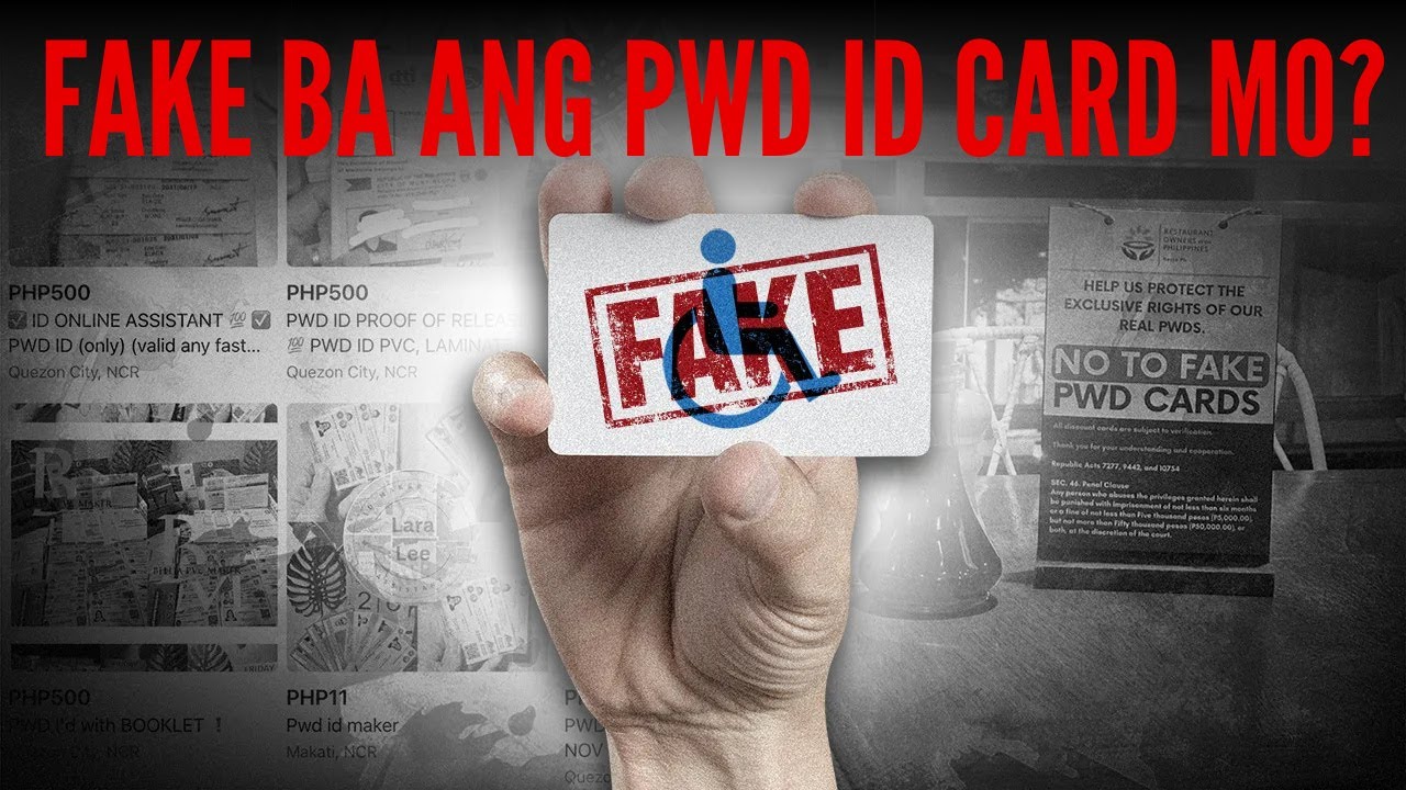 Fake ba ang PWD ID card mo? - YouTube