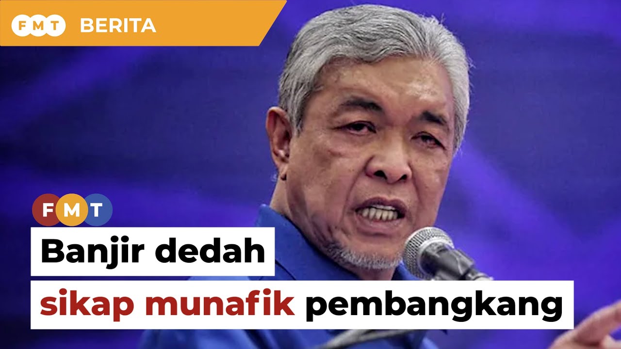 Banjir di Johor dedah sikap munafik pembangkang, kata Zahid - YouTube