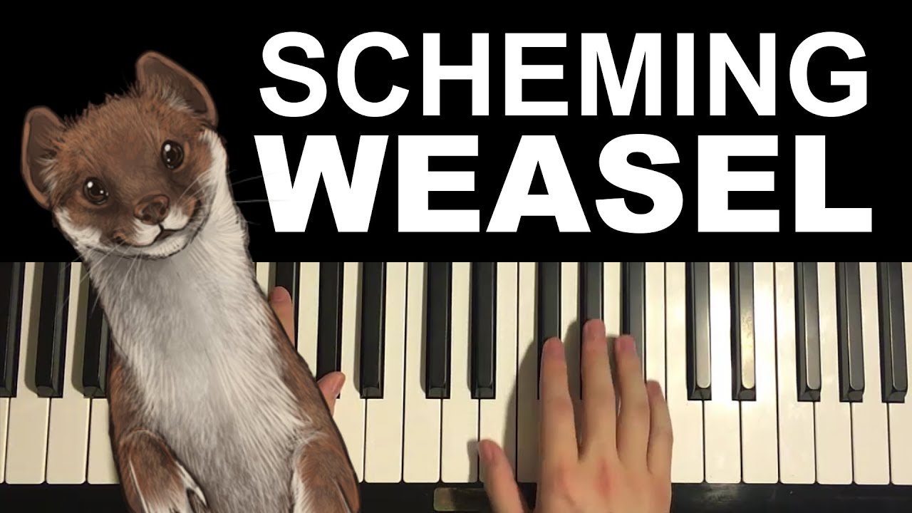 How To Play - Scheming Weasel (Piano Tutorial Lesson) | Kevin MacLeod ...