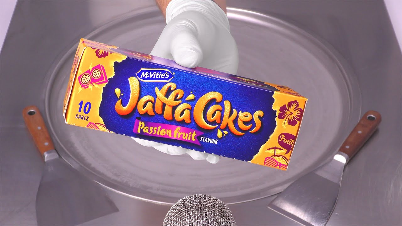 Jaffa Cakes - Ice Cream Rolls | ASMR - YouTube