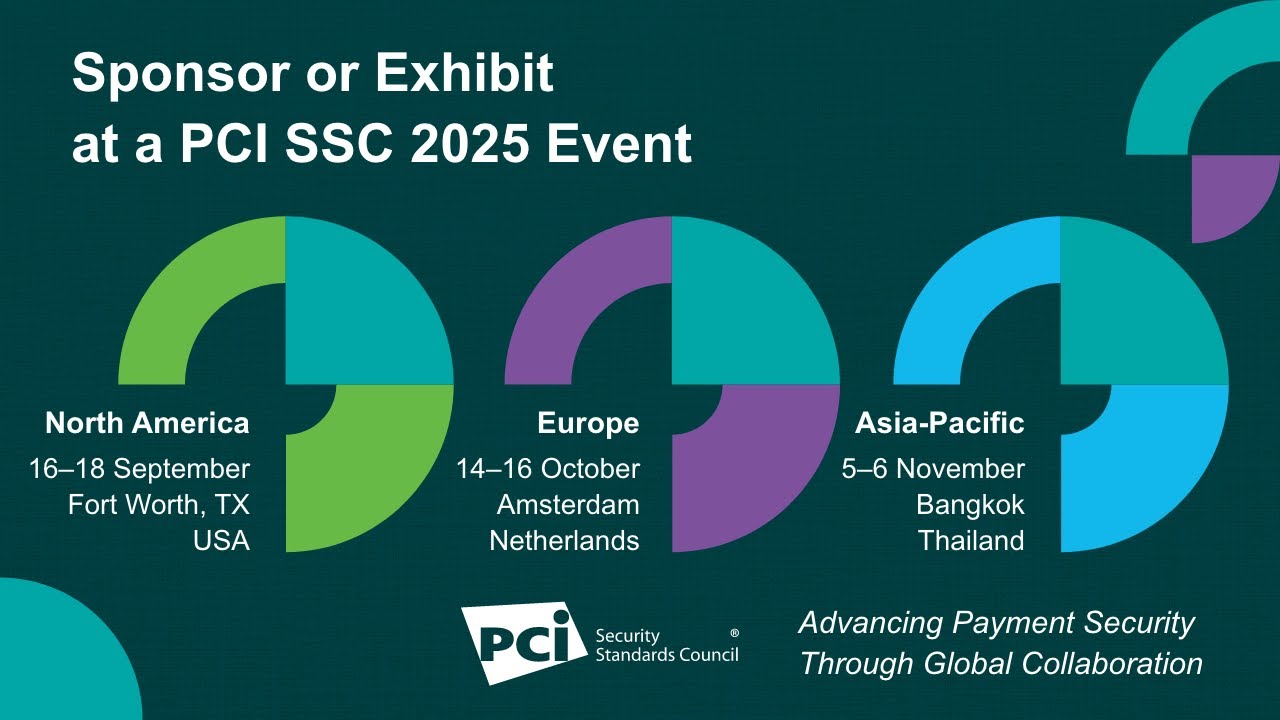 Sponsor or Exhibit at an upcoming PCI SSC Community Meeting - YouTube