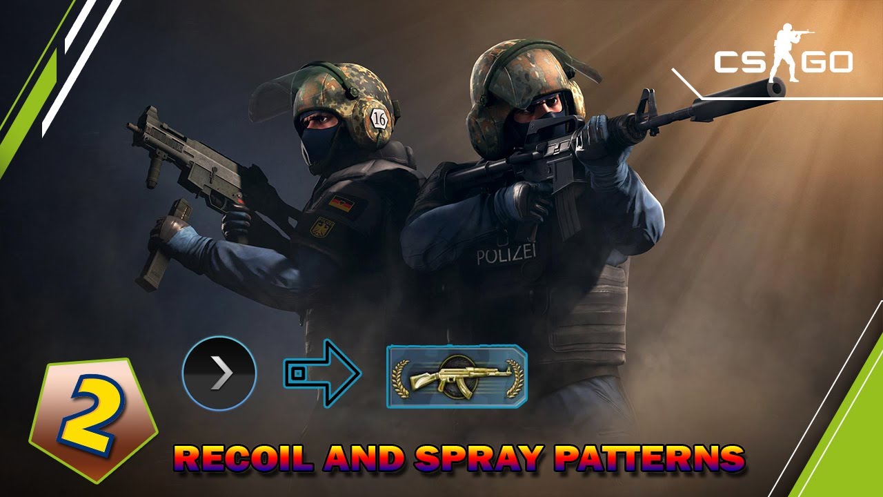 HOW TO PLAY CSGO PART 2 - RECOIL AND SPRAY PATTERNS - YouTube