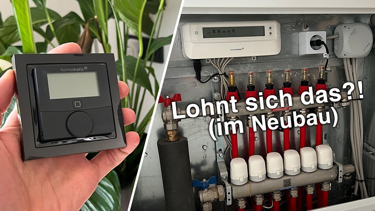Fußbodenheizung SMART machen! Homematic IP Thermostate & Stellmotoren - Hausbau VLOG #35 🏡 - YouTube