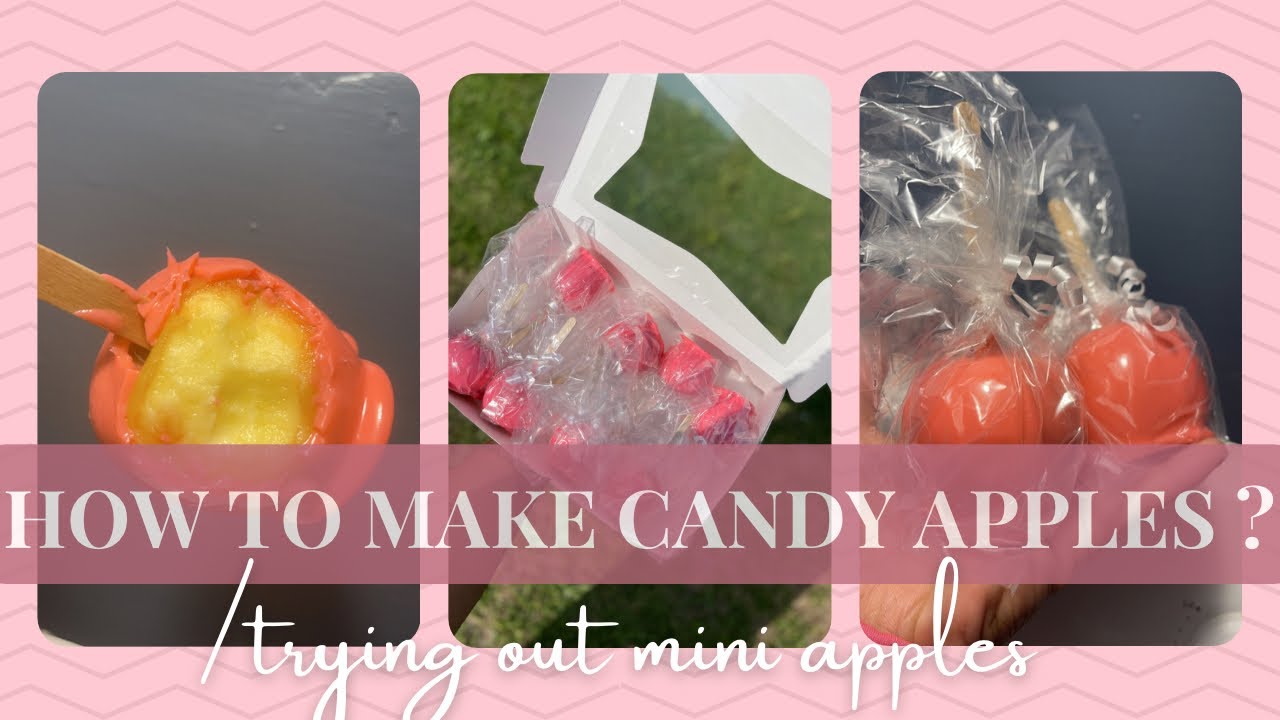 How To Make Candy Apples? (Trying Out Mini Apples) - YouTube