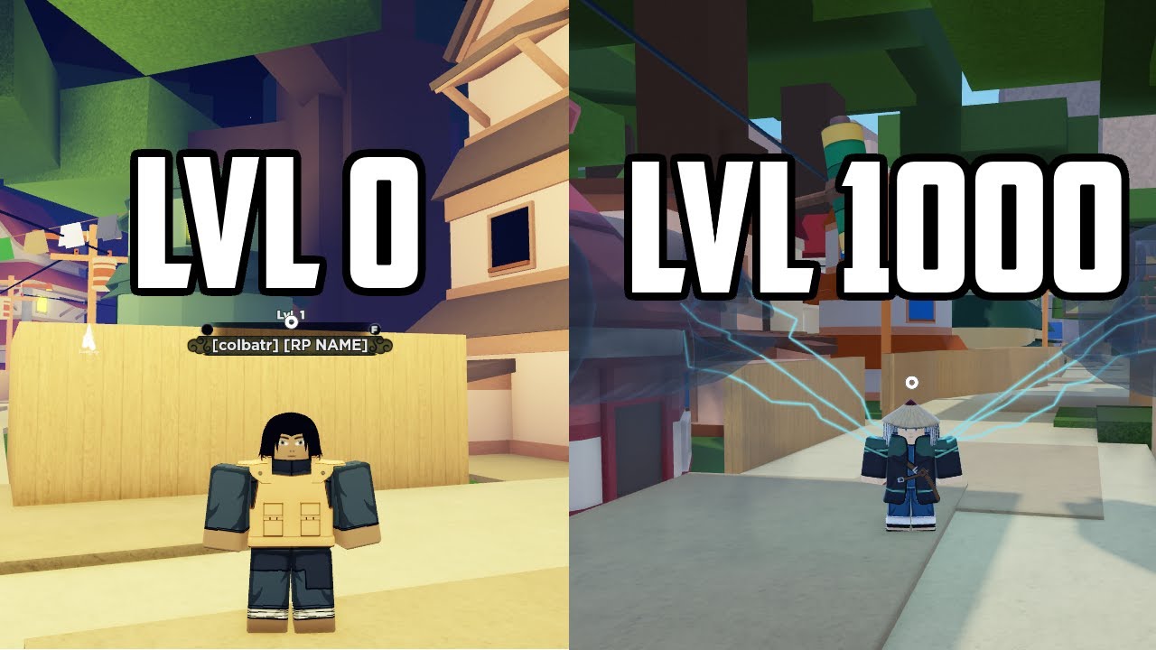 Noob to Pro in Shindo Life! Level 1 - 1000 - YouTube